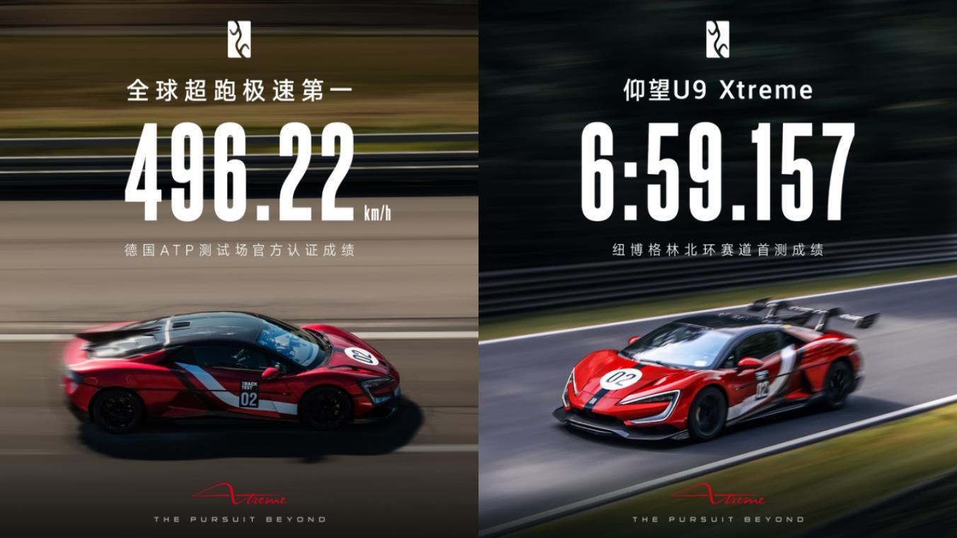 3019马力！仰望U9 Xtreme首秀 极速496.22km/全球限量30台_汽车资讯_安兔兔