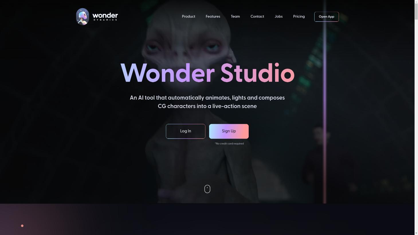 用上Sora之前 我们不如先来看看 Wonder Studio-AI工具推荐-AI工具导航